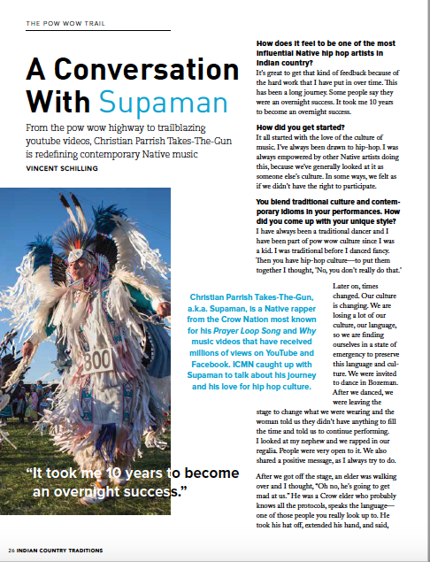 ICMN Announces the Debut Issue of Indian Country Magazine