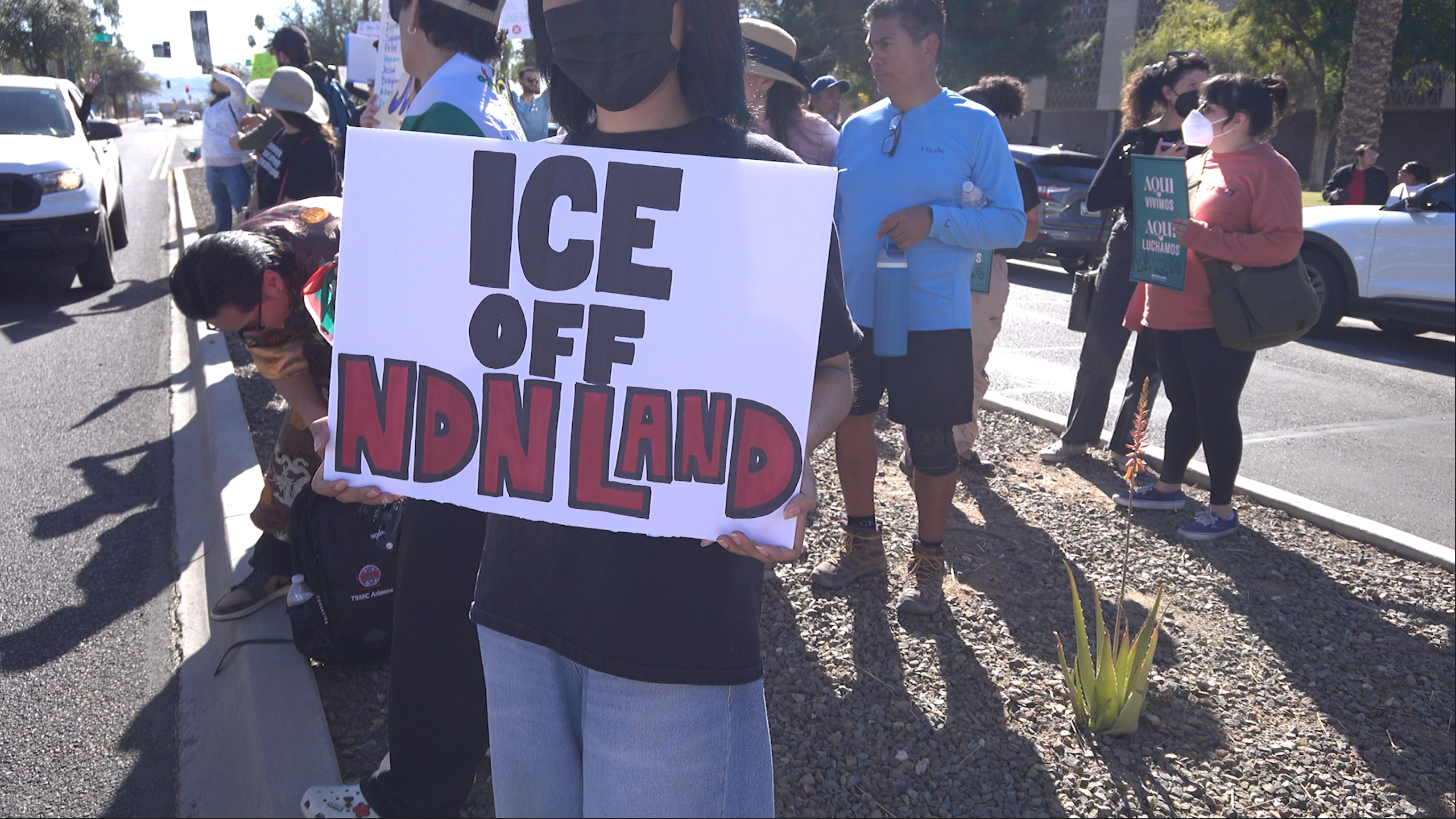 Indigenous protesters make voices heard in Phoenix - ICT